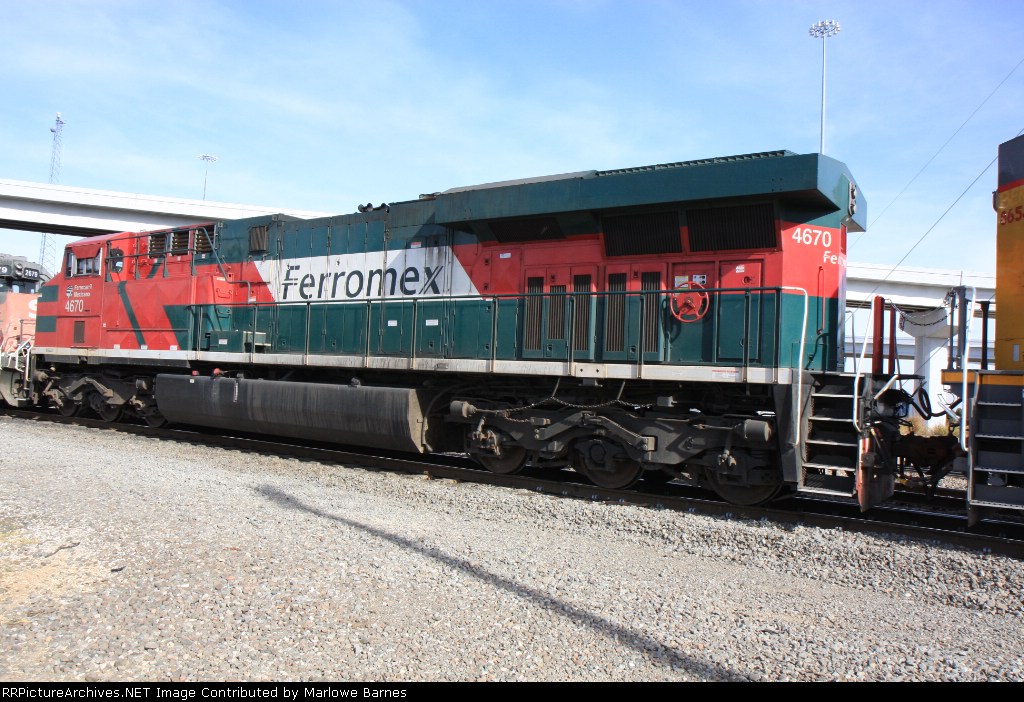 FXE 4670 is the third motor on MFWSA-06 at CP T756